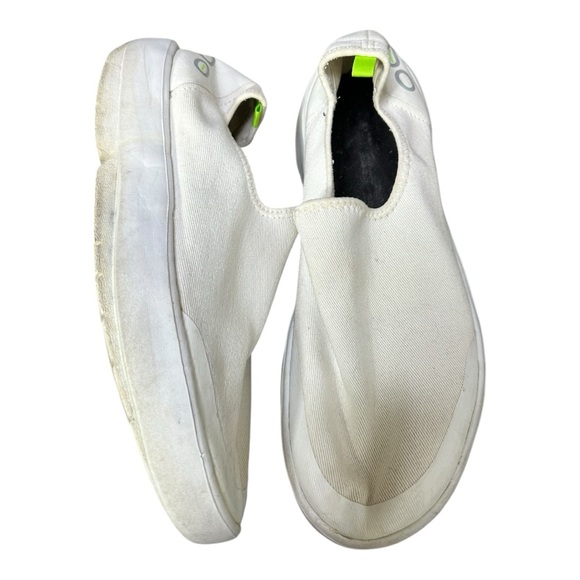 OOFOS | Shoes | Oofos White Slip On Comfort Shoes Size No Insoles ...